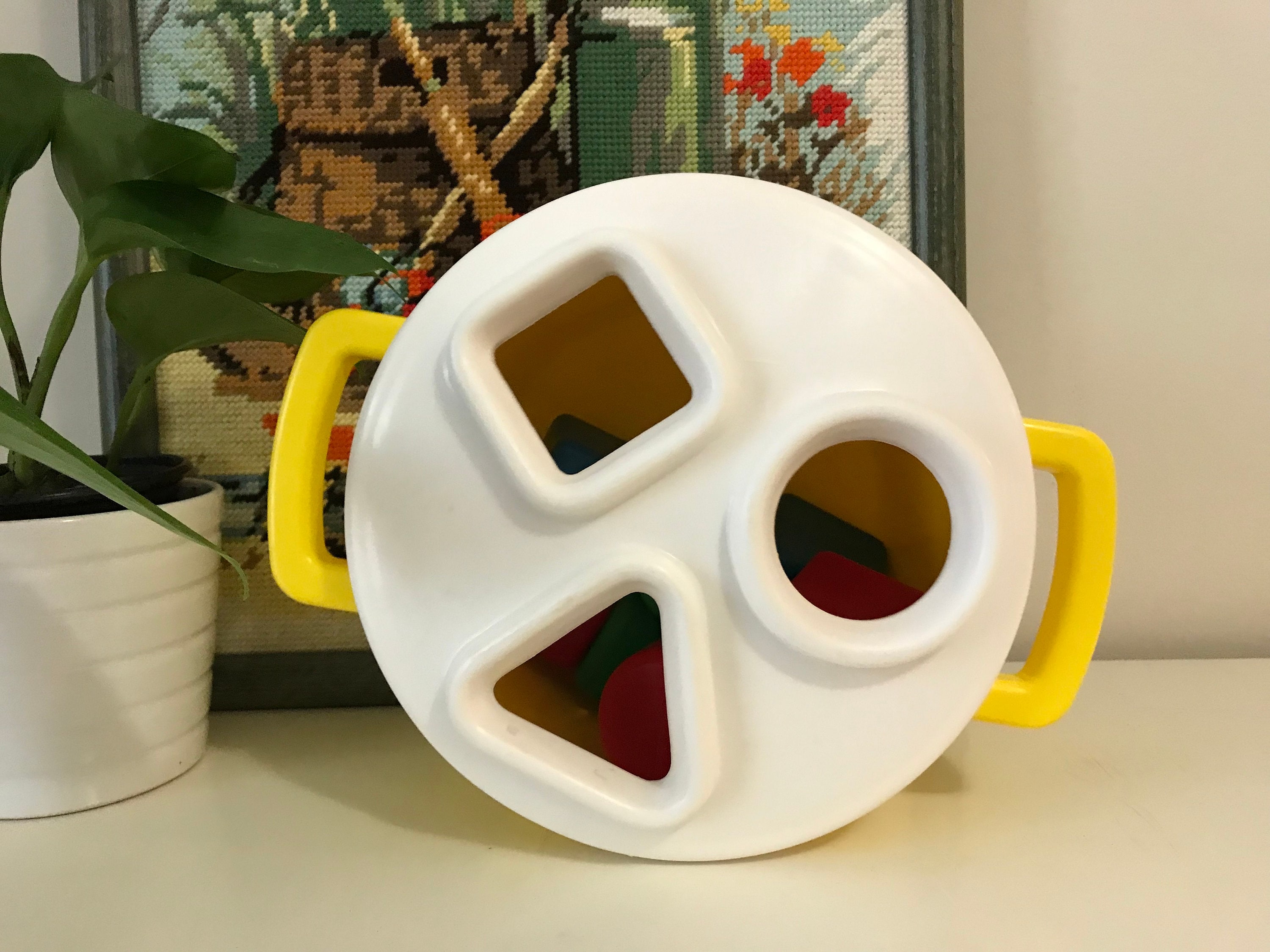 1991 Vintage Playskool Plastic Shape Sorter Toy Vintage Baby - Etsy