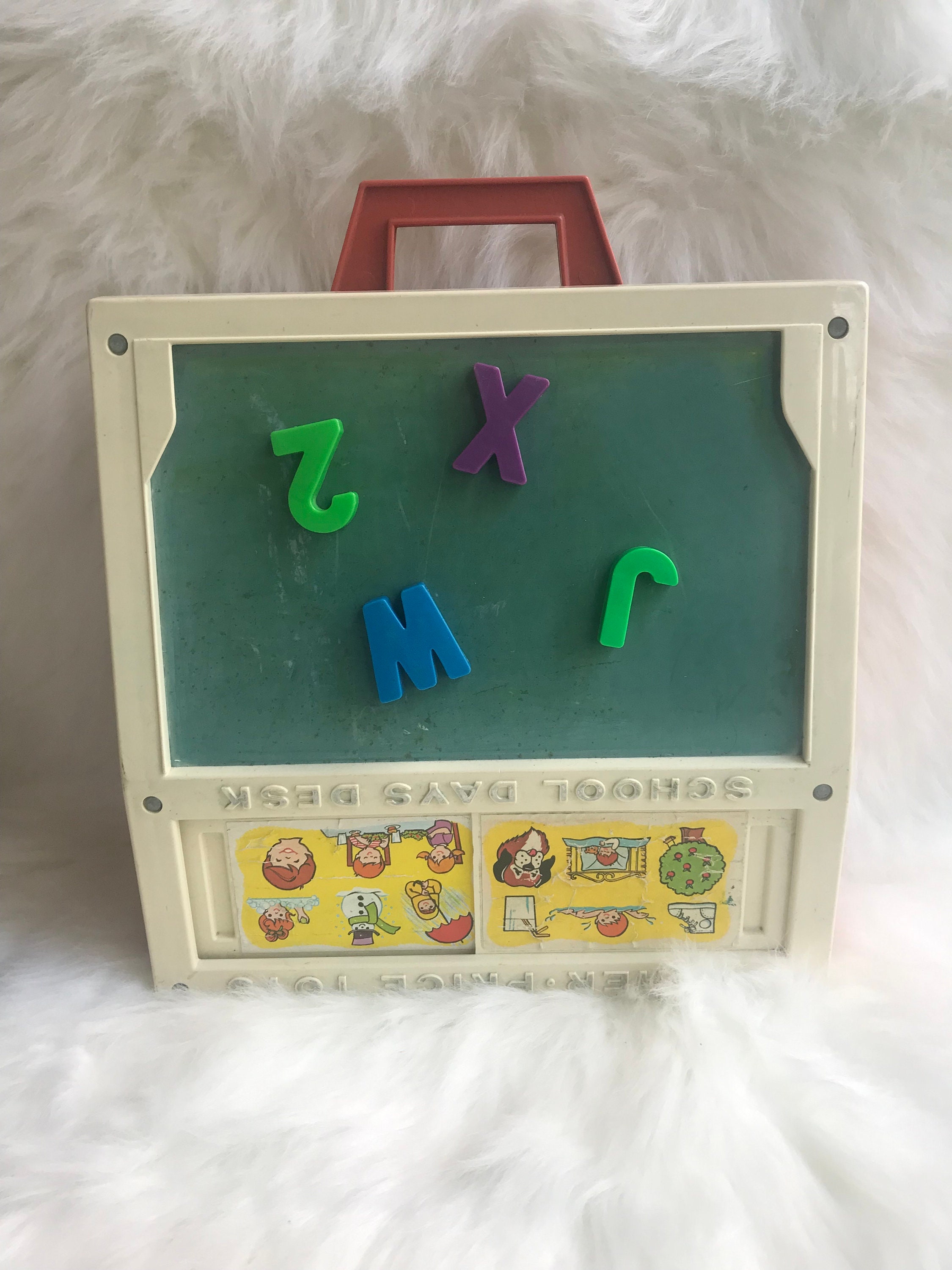 1972 Vintage Fisher Price Toys School Days Desk Made in USA - Etsy