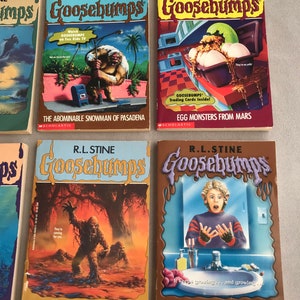 90's Vintage Goosebumps Original Series Paperback Books by R.L. Stine ...