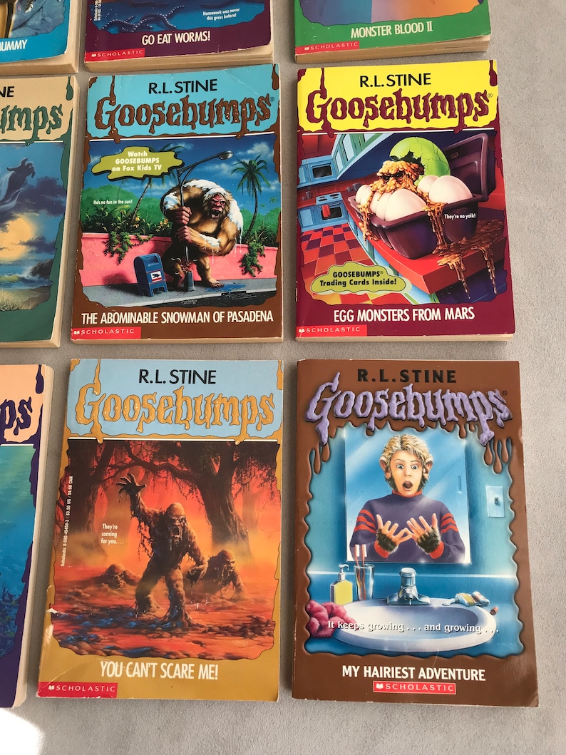 90's Vintage Goosebumps Original Series Paperback Books by R.L. Stine ...