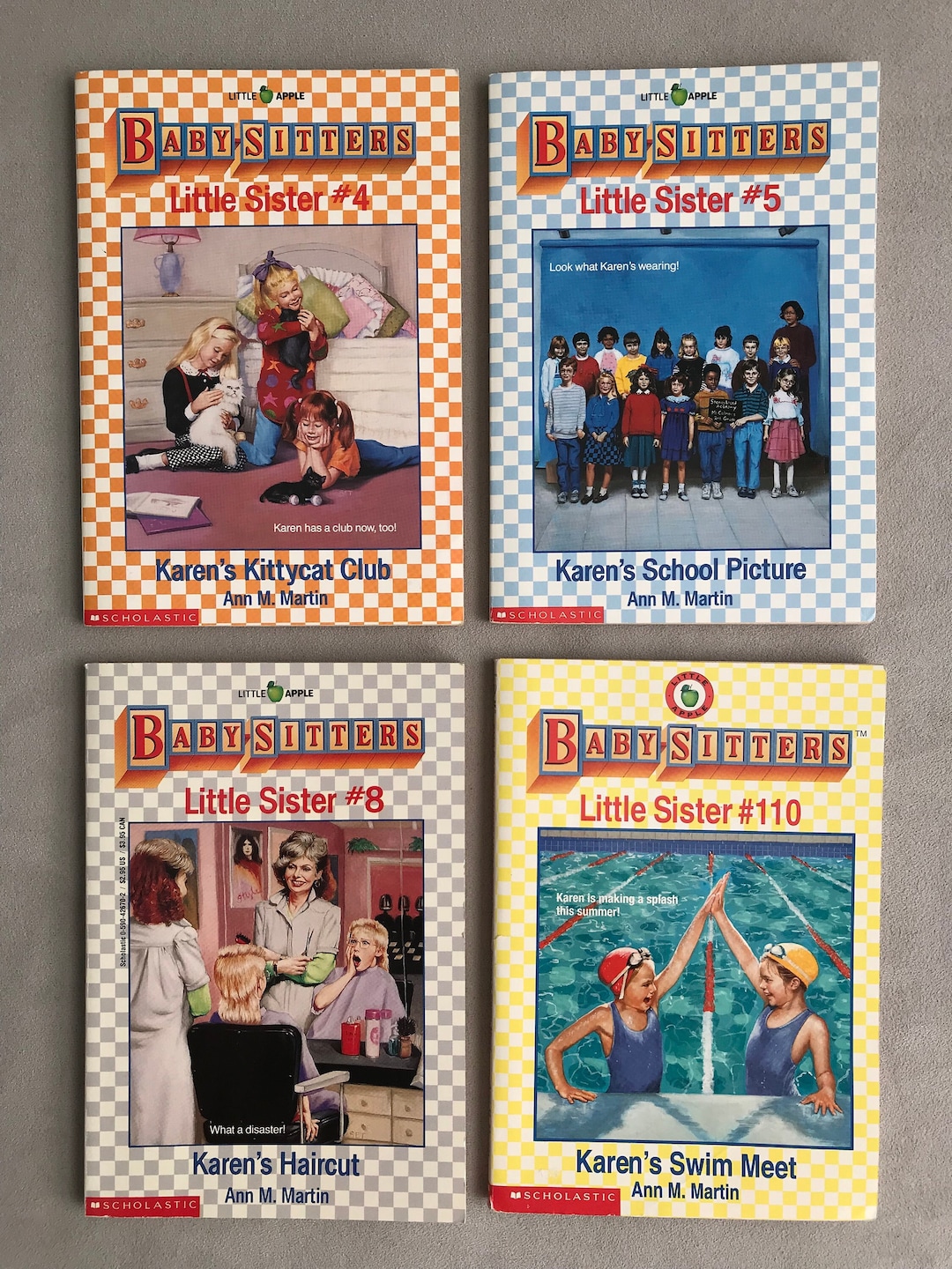 Vintage Babysitters Club Chapter Books - Little Sister Series Set of 4 ...