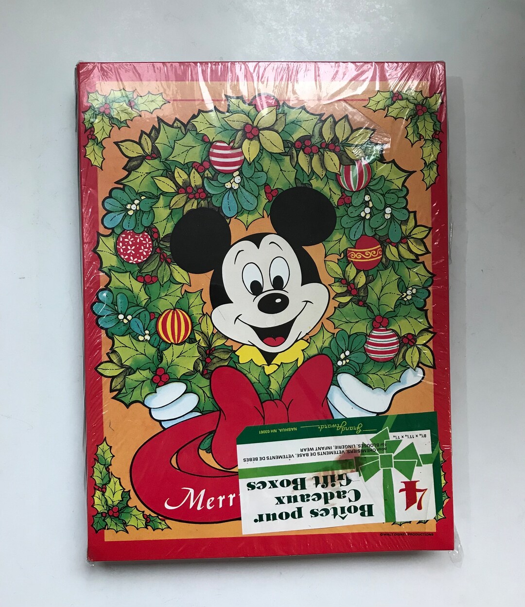 Vintage Disney Mickey Mouse and Friends Christmas Gift Boxes for ...