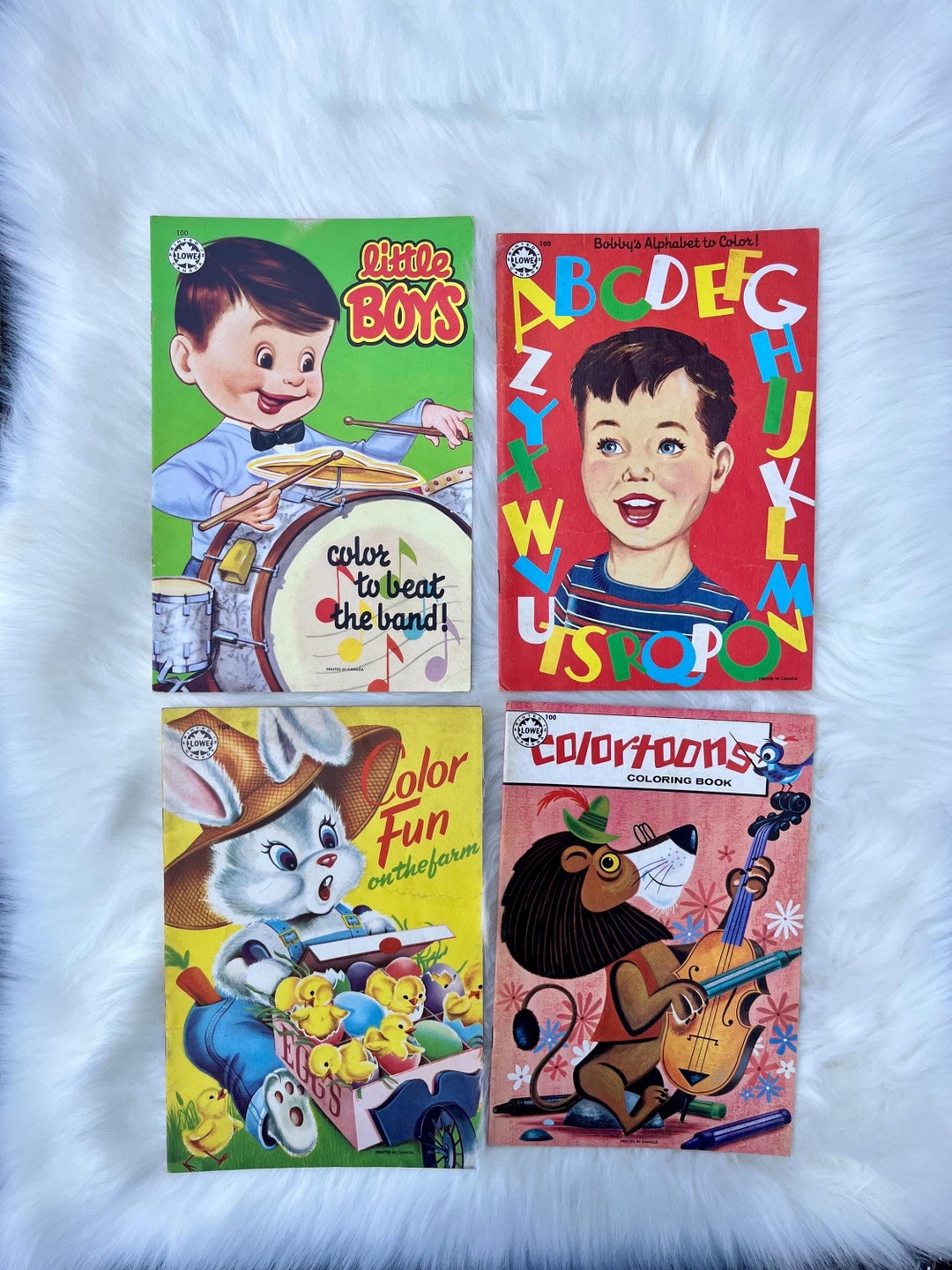 Vintage Colouring Books Samuel Lowe Company of Canada Colouring Books ...