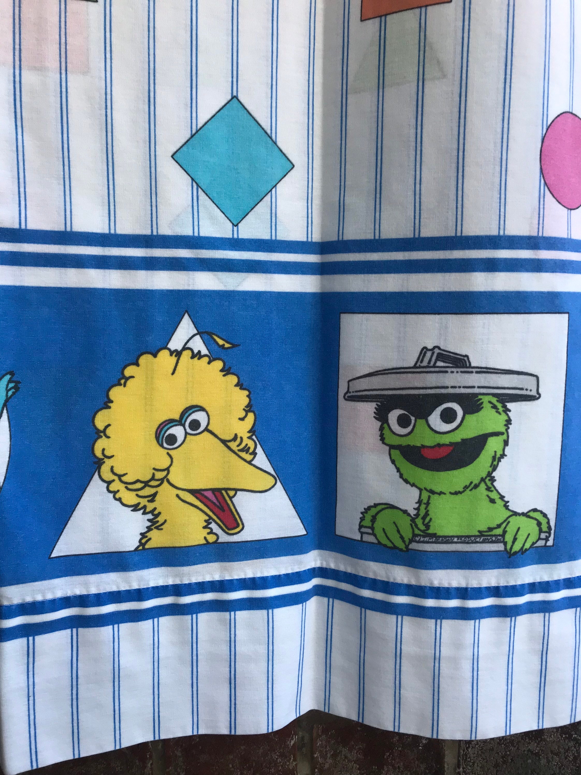 Vintage Sesame Street Twin Flat Sheet Jim Henson Cookie - Etsy
