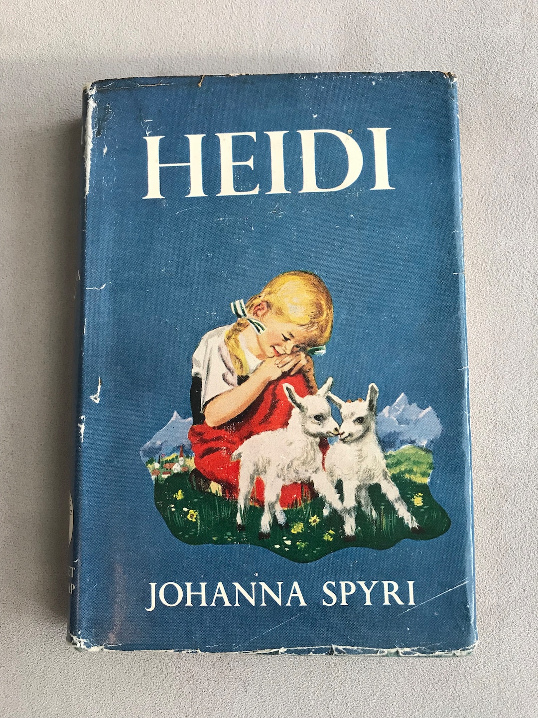 Vintage Kids Book Heidi by Johanna Spyri Hardcover Childen's Classic ...