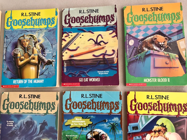 90's Vintage Goosebumps Original Series Paperback Books by R.L. Stine ...