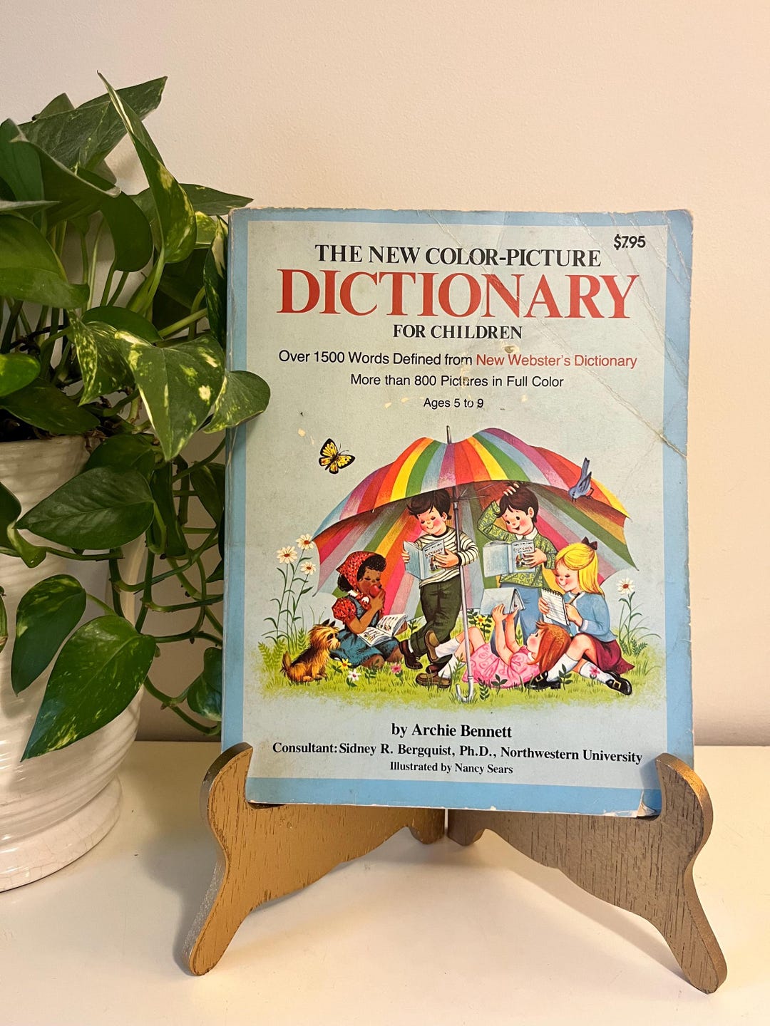 1977 the New Color-picture Dictionary for Children by Archie Bennett ...