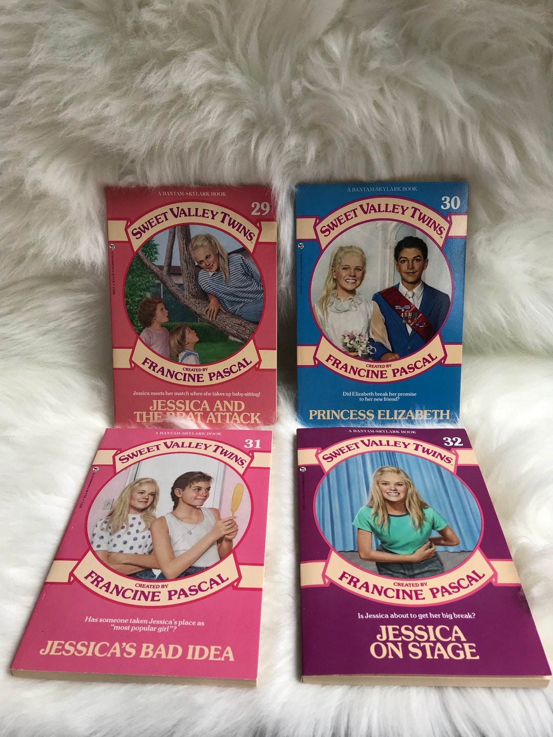 Vintage Sweet Valley Twins Books by Francine Pascal Lot of 4 Books 29 ...