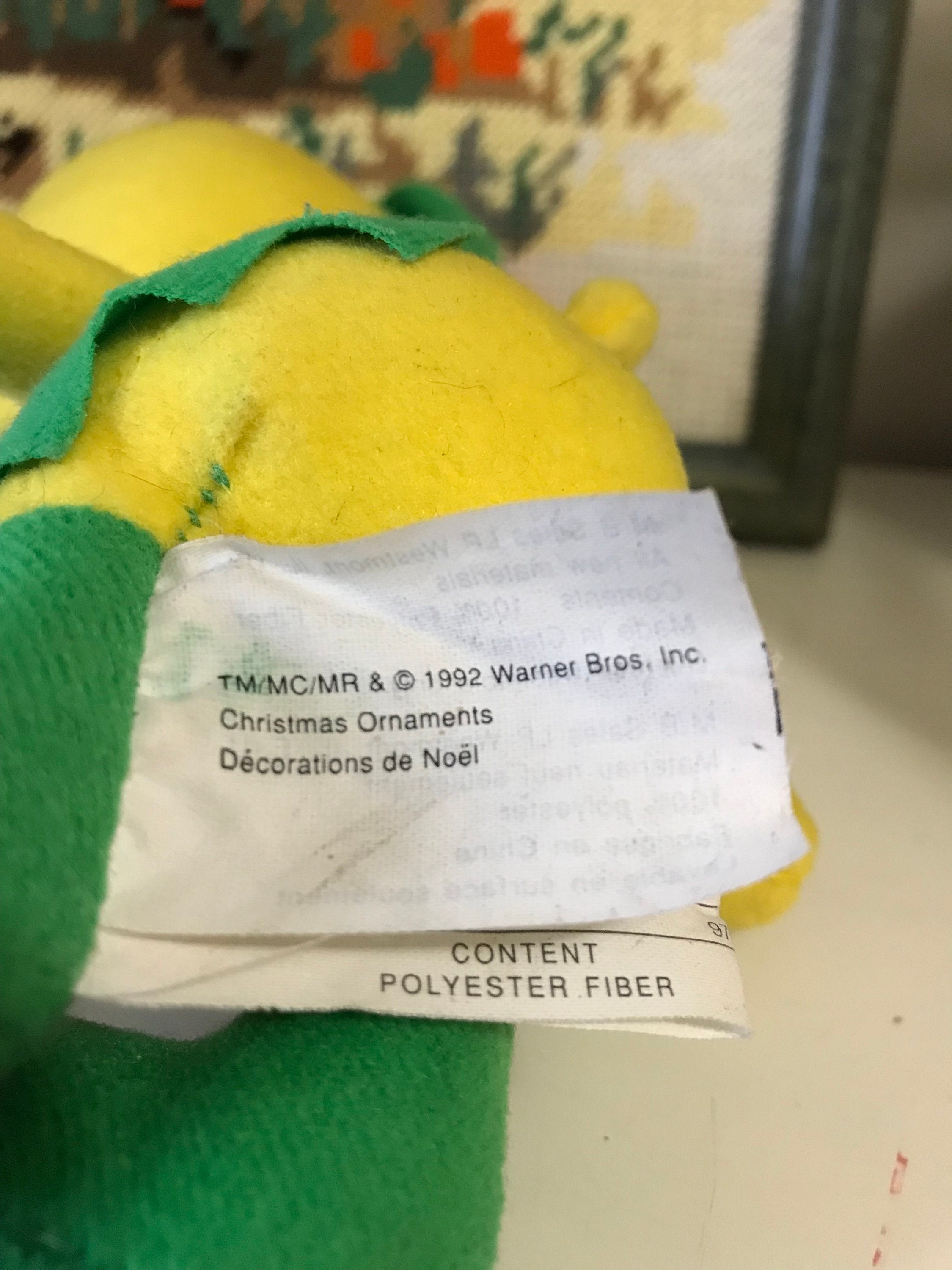 1992 Vintage Looney Tunes Tweety Bird Dressed as Robin Hood Plush ...