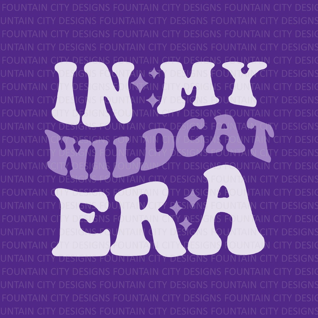 In My Wildcat Era SVG Cricut Digital Download Wildcat Fans - Etsy Australia