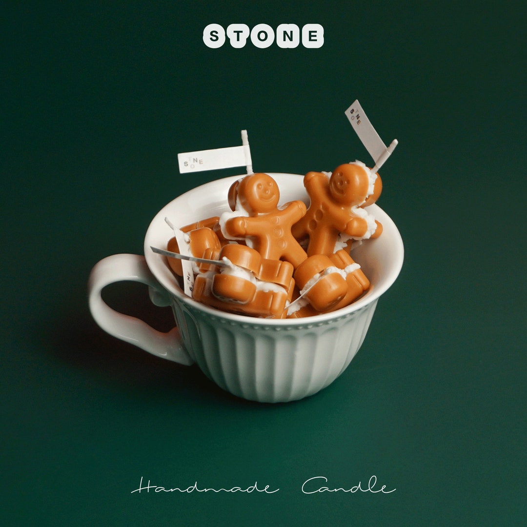 Cream-filled Gingerbread Man Shaped Christmas Aromatherapy Candle - Etsy