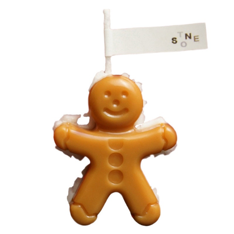 Cream-filled Gingerbread Man Shaped Christmas Aromatherapy Candle - Etsy