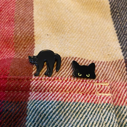 Astronaut Cat Hard Enamel Pin - Etsy