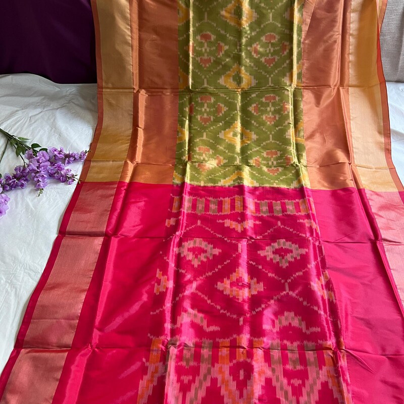 Pochampally Silk Saree - Etsy