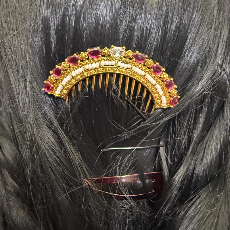 Hair Combs With Moons - Etsy