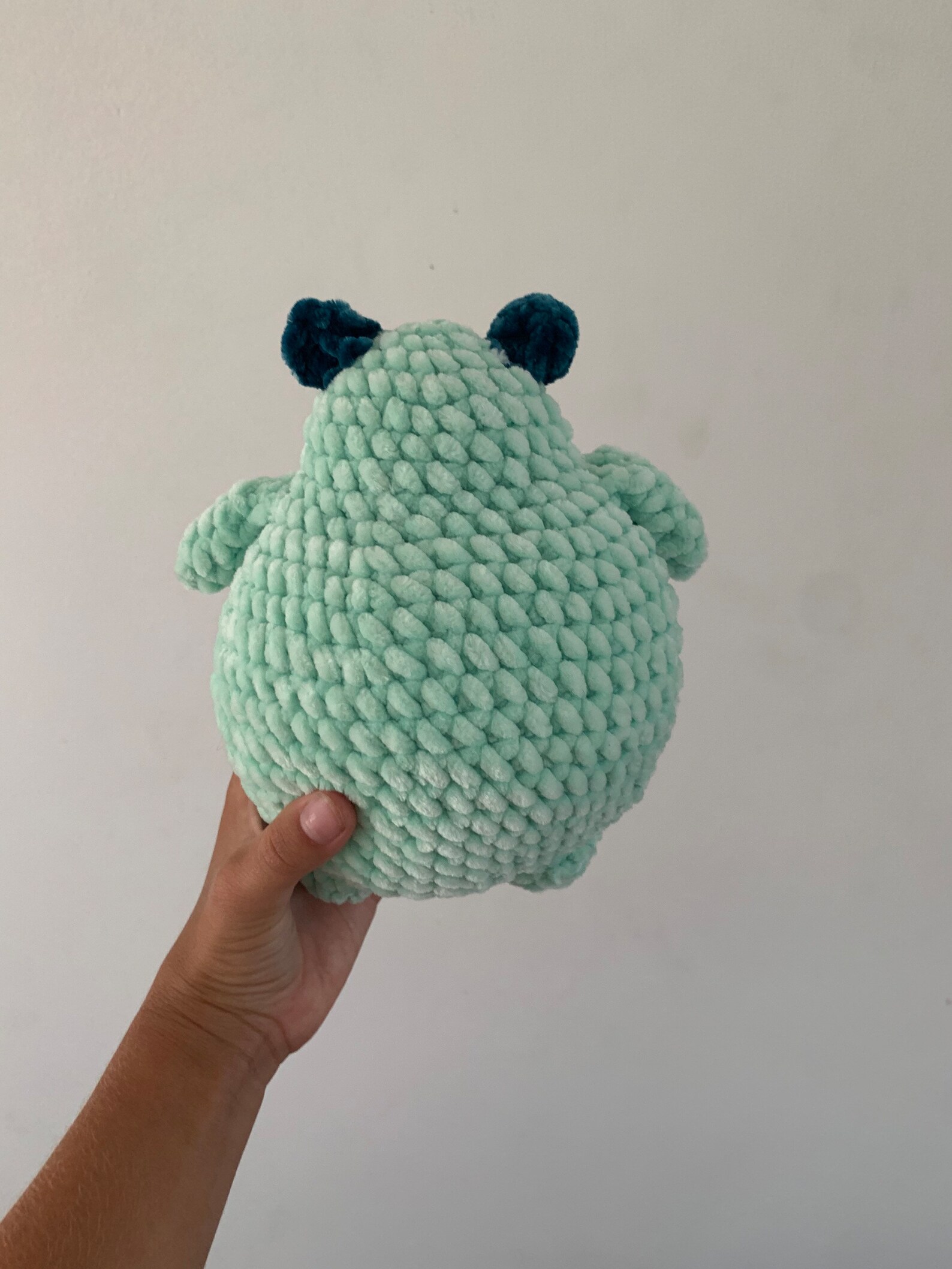 Big Fluffy Crochet Pear Bear, Huge Stress Relief, Squishy, Chunky ...