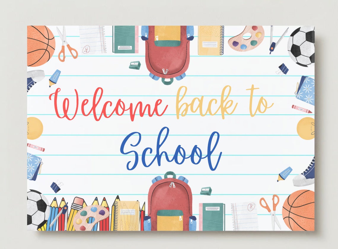 Welcome Back to School Card for Students - Etsy Canada