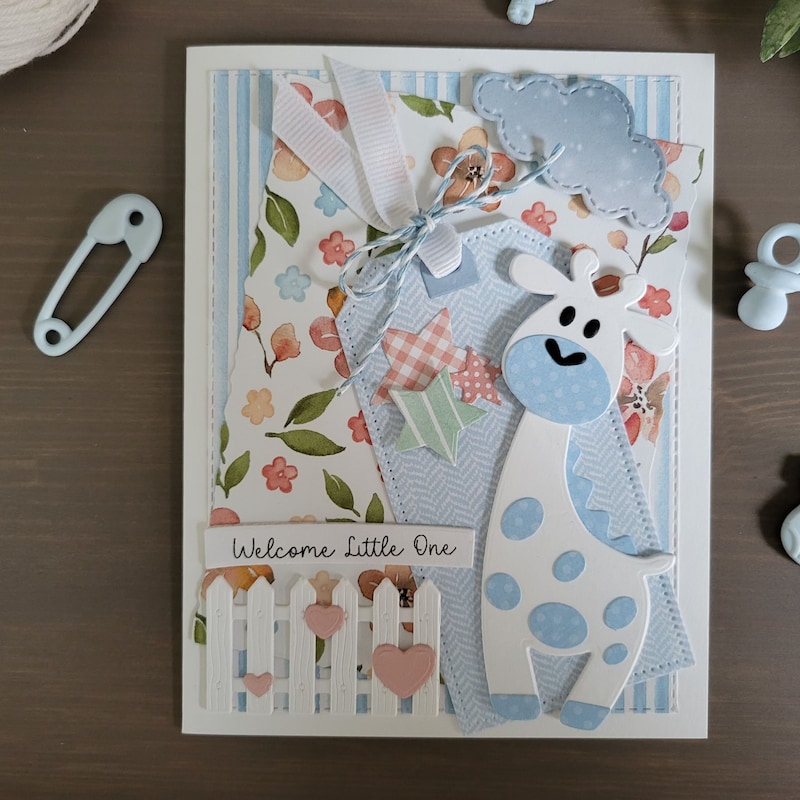 Handmade Baby Card - Etsy