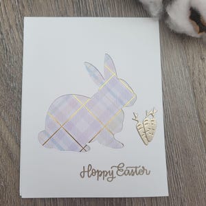 Handmade Easter Card, Bunny Card, Happy Easter Card, Cute Easter Card ...