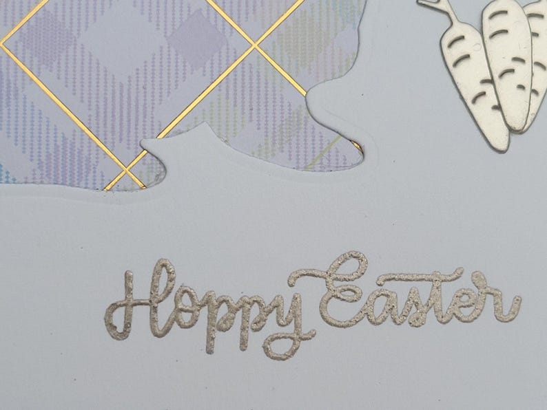 Handmade Easter Card, Bunny Card, Happy Easter Card, Cute Easter Card ...