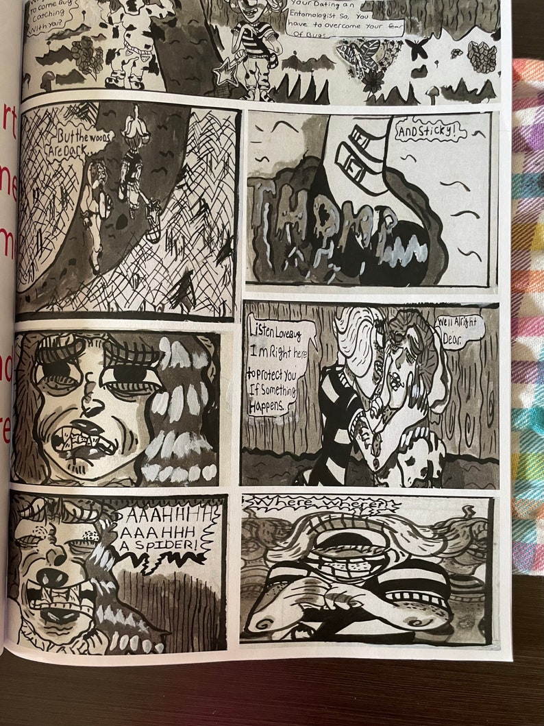 Bug Collecting Comic - Etsy