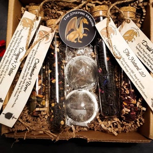 D&D Tea Variety Pack Potion Tube Sampler Loose Leaf Tea - Etsy
