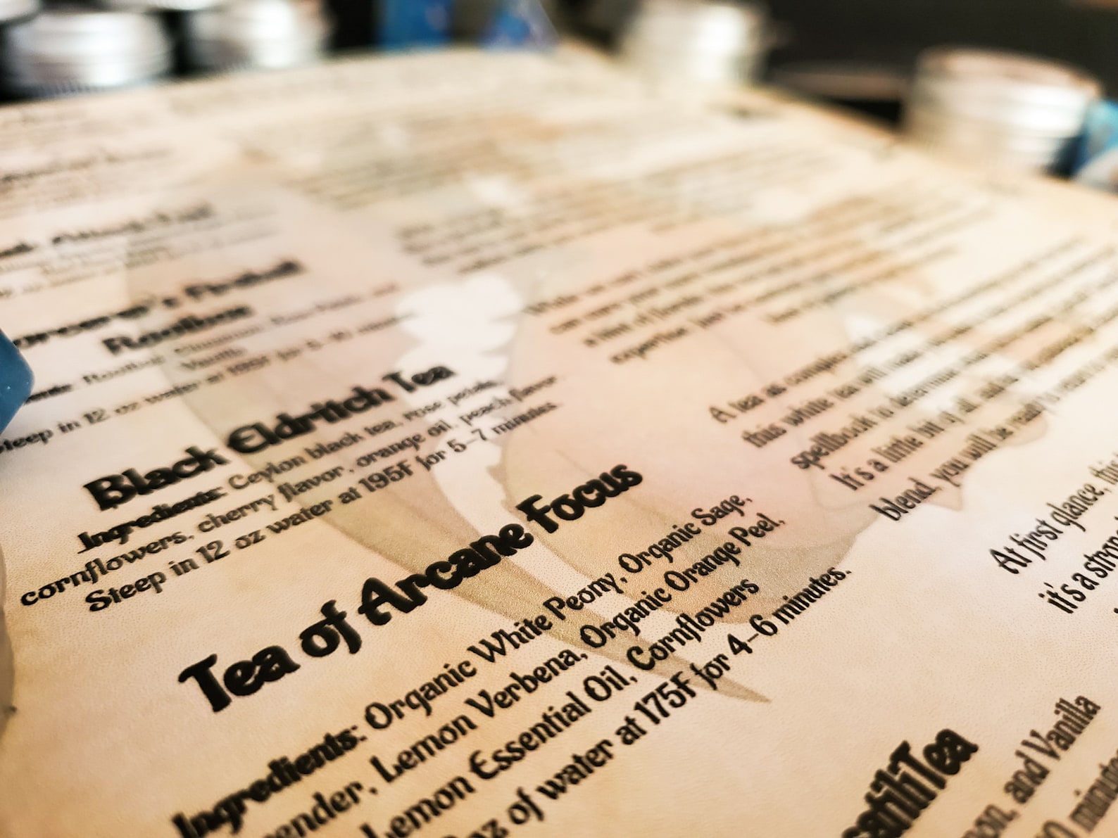 D&D Class Tea Sampler Dungeons and Dragons Tea Tea Gift - Etsy