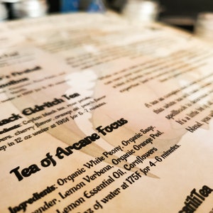 D&D Class Tea Sampler: Dungeons and Dragons Inspired Gift Set - Etsy