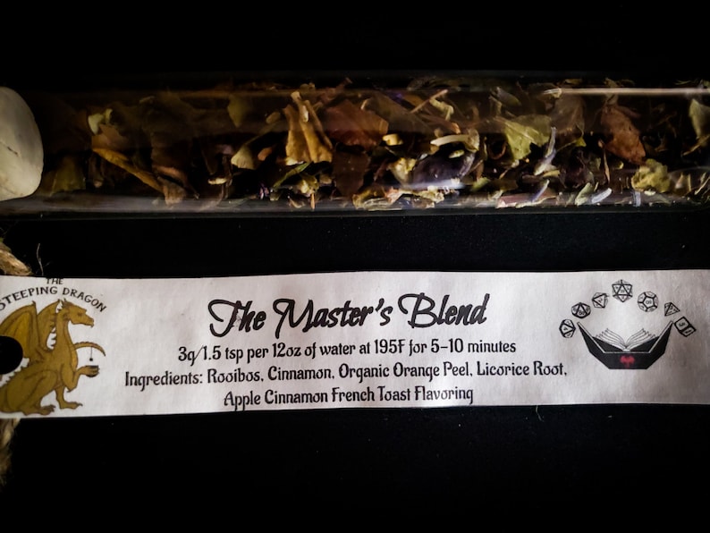 D&D Tea Variety Pack Potion Tube Sampler Loose Leaf Tea - Etsy