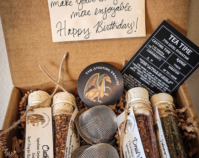 D&D Tea Variety Pack | Potion Tube Sampler | Loose Leaf Tea Gift - Etsy