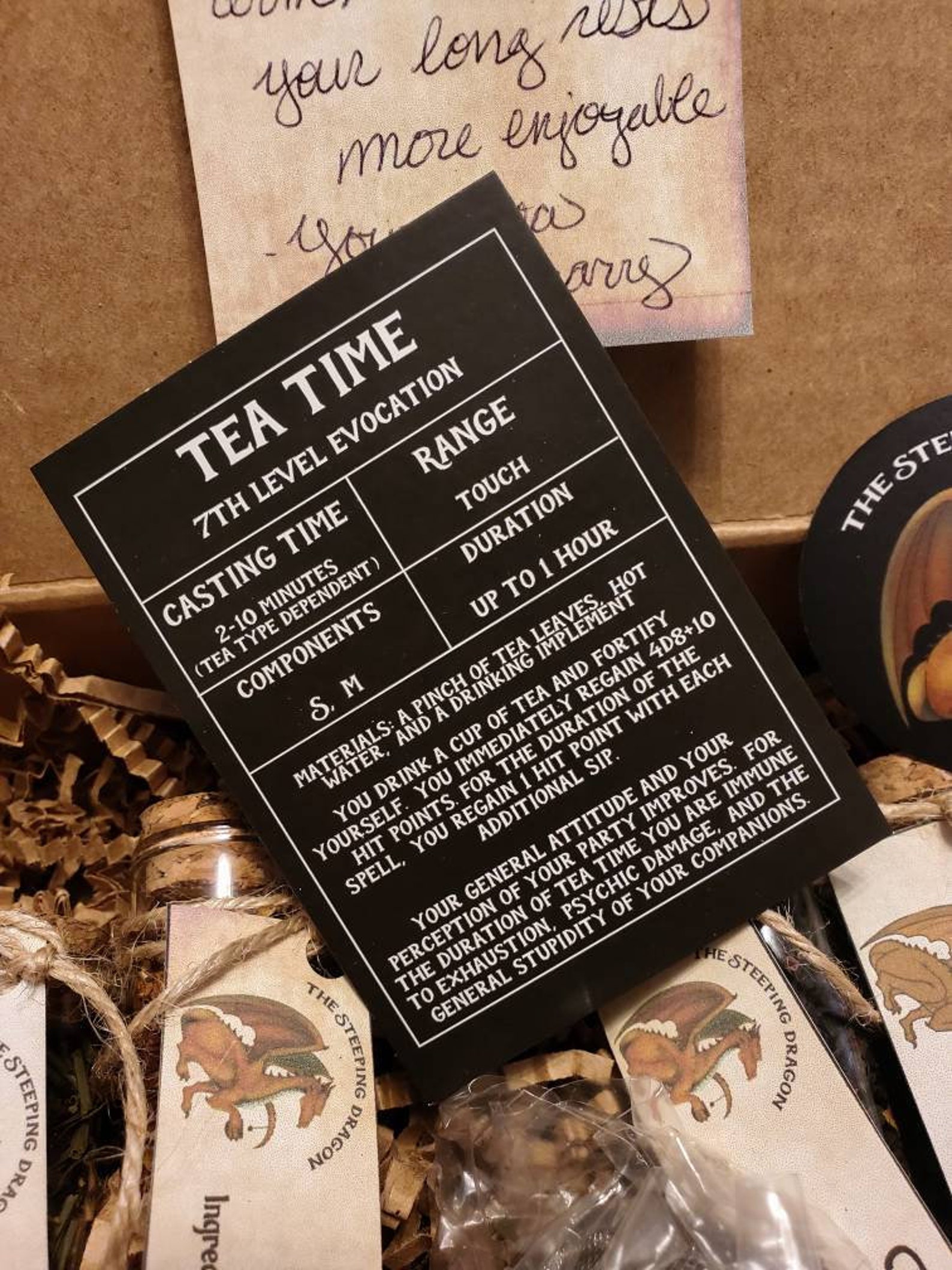 D&D Tea Variety Pack Potion Tube Sampler Loose Leaf Tea - Etsy