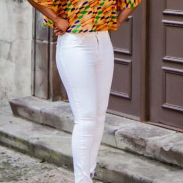 Ankara Crop Top Etsy France