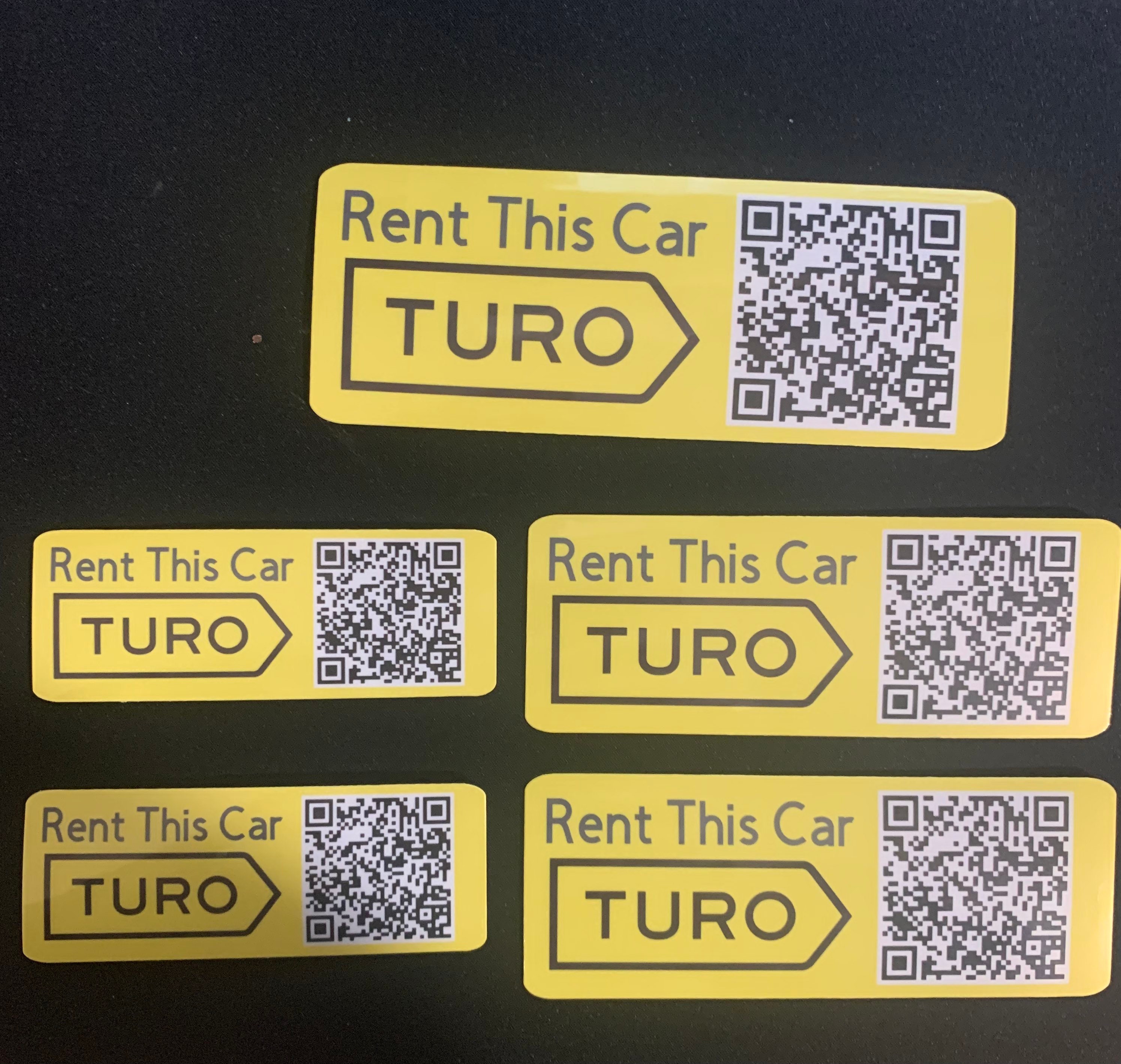Rent This Car on Turo Sticker Set - Etsy