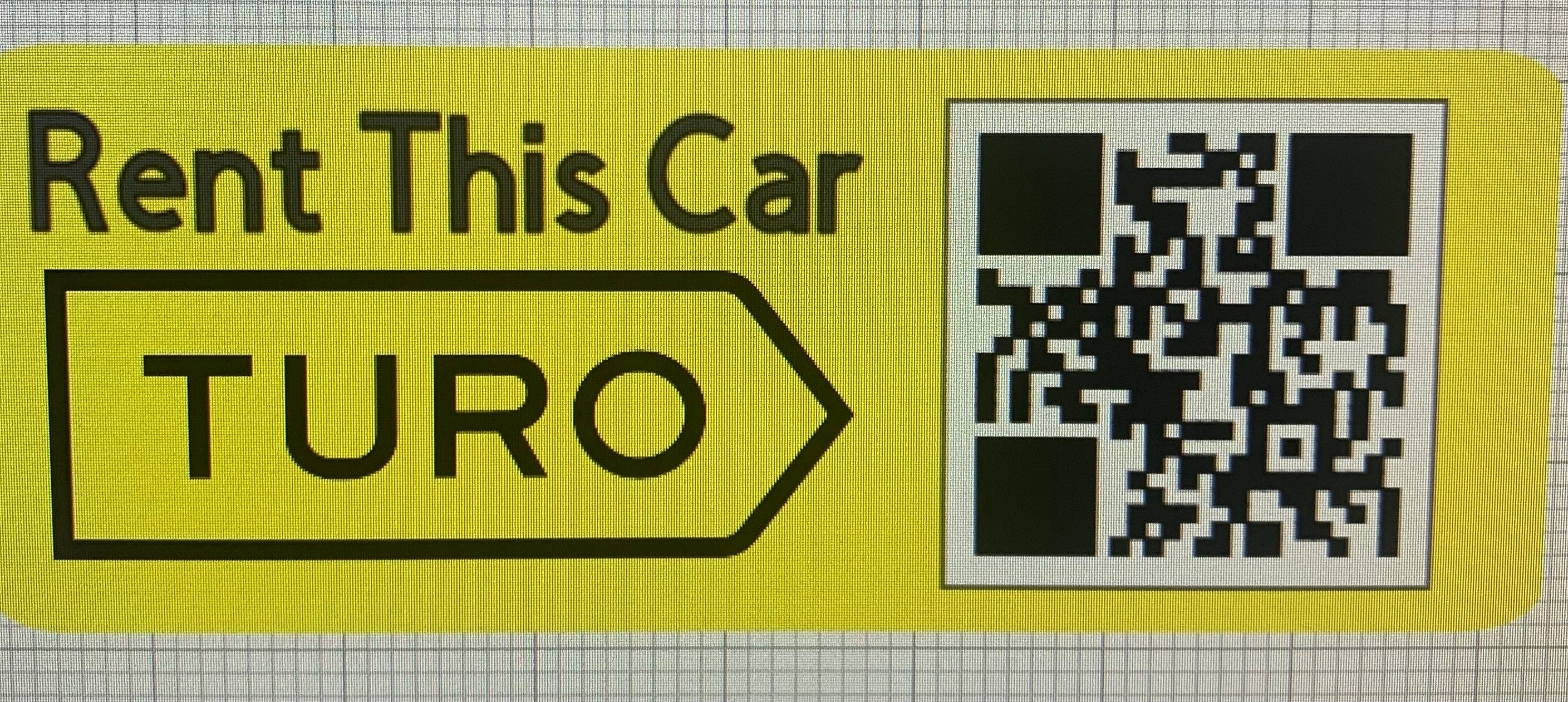 Rent This Car on Turo Sticker Set - Etsy