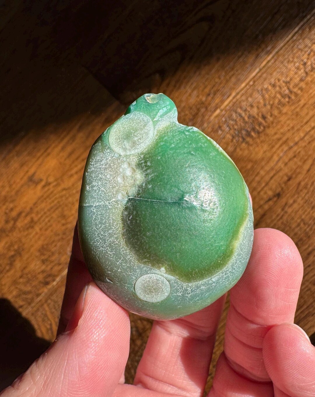 RARE Green Gobi Eye Agate (tumbled) - Etsy