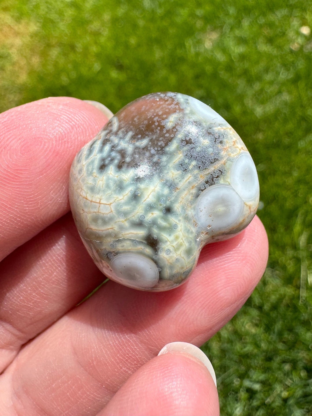 RARE Blue Gobi Eye Agate 1 - Etsy