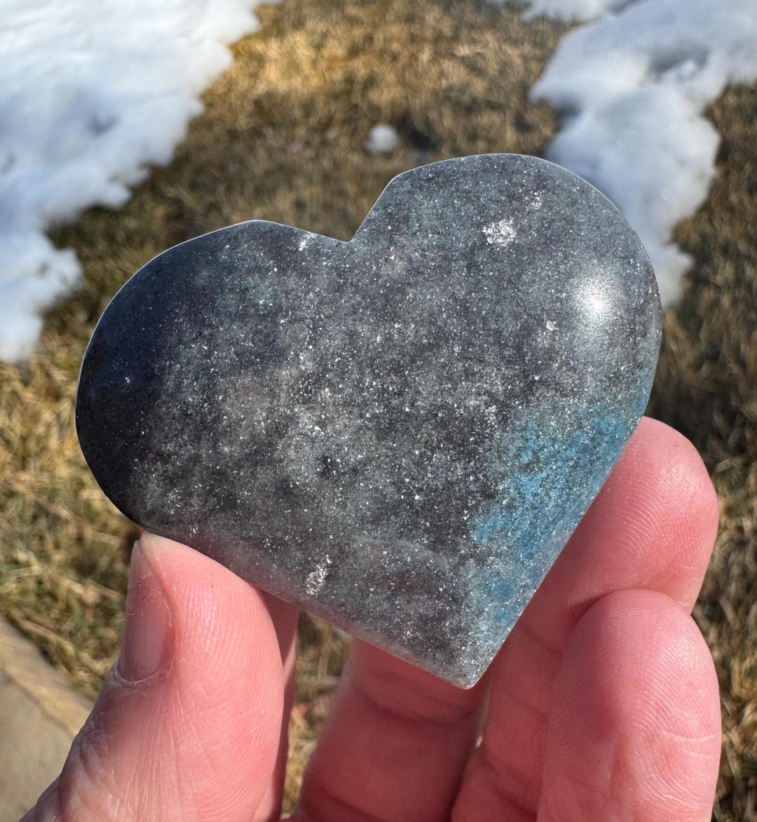 Trolleite Crystal Heart 1 3/4” (with Natural Inclusions) - Etsy