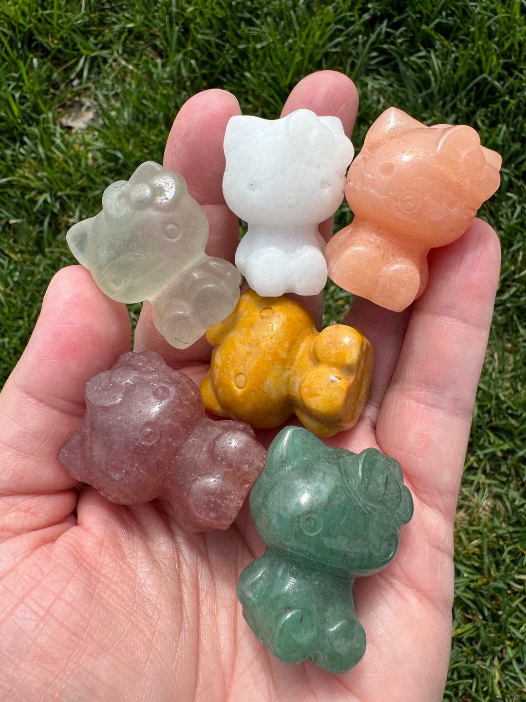 Mix Material Crystal Hello Kitty 1 1/2 LOT OF 6 - Etsy