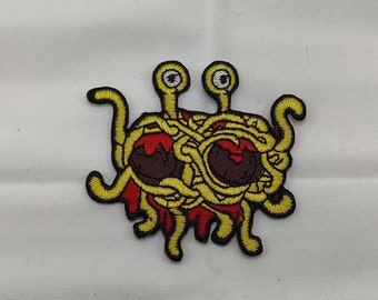 Flying Spaghetti Monster Patch - Etsy