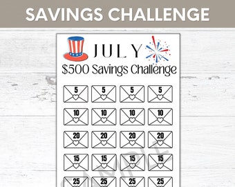 Emergency Fund Savings Challenge, Mini Savings Challenge, Money ...