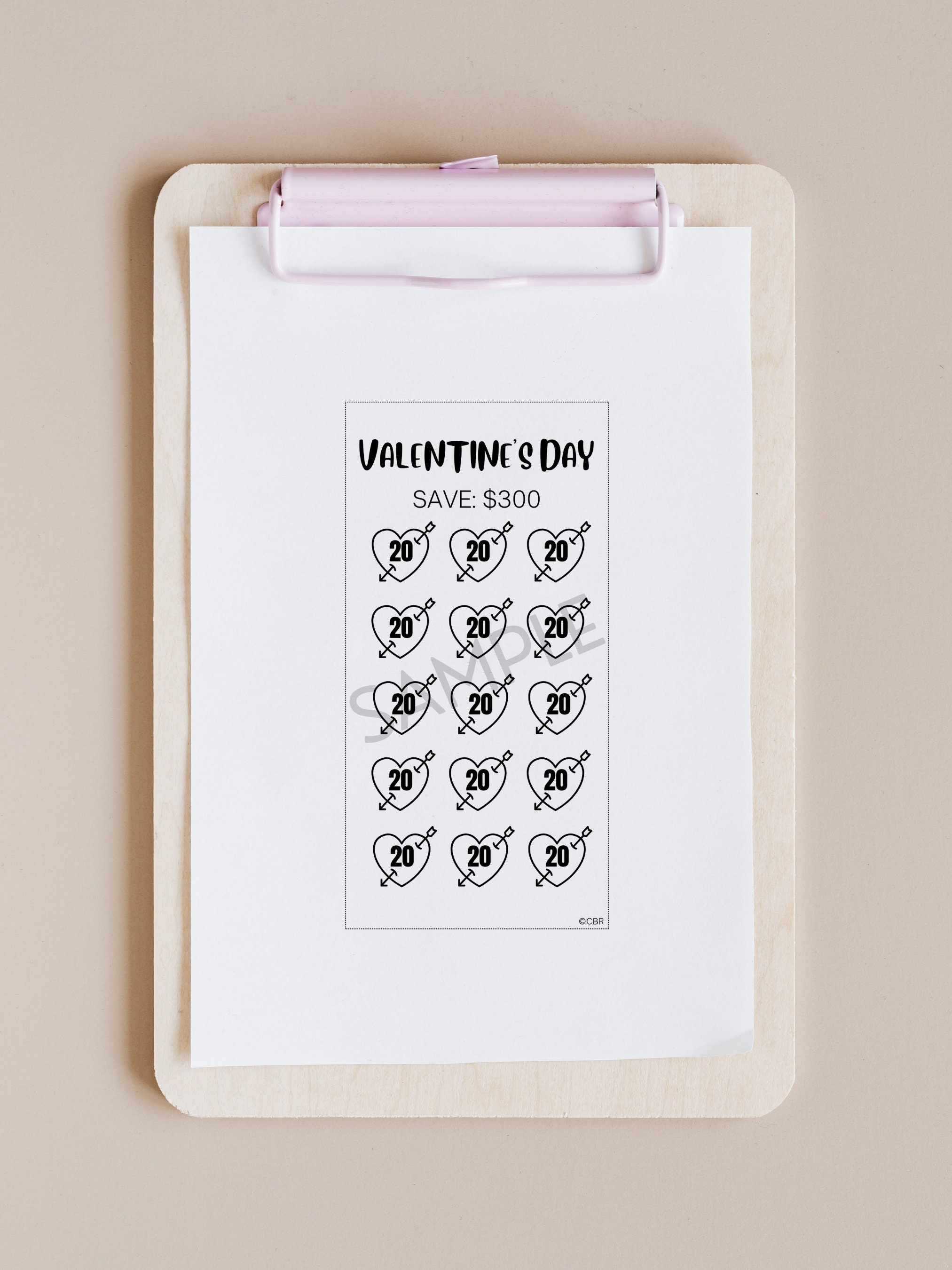 Valentine's Day Savings Challenge, Mini Savings Challenge, Money ... Valentine's Day Savings Challenge, Mini Savings Challenge, Money ...