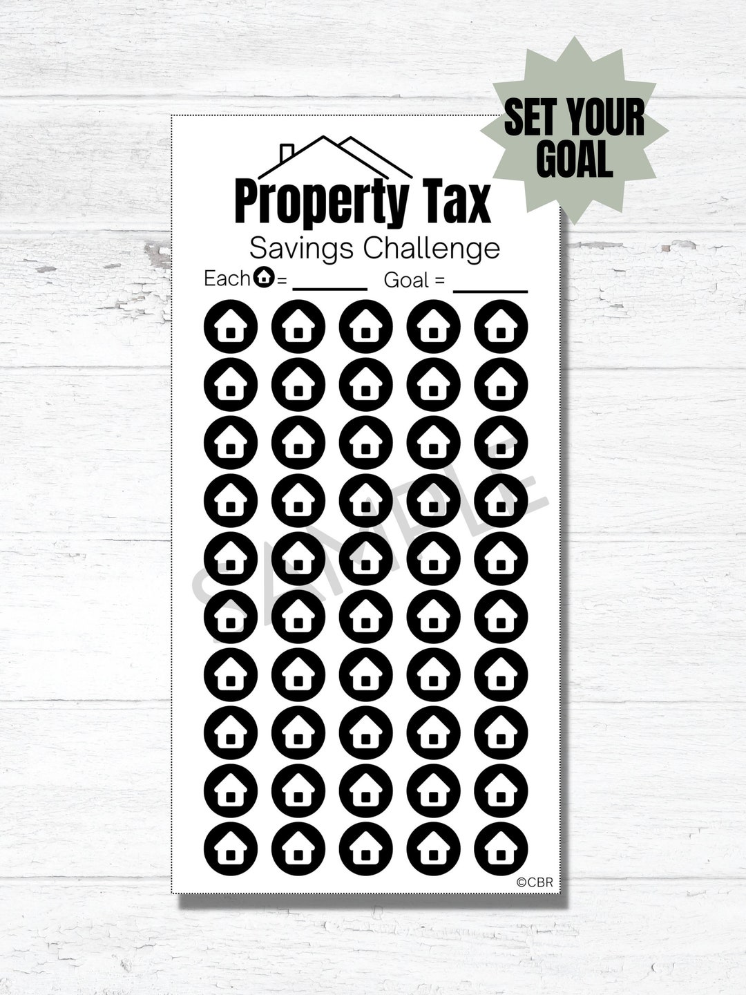 Property Tax Savings Challenge, Mini Savings Challenge, Money Challenge ...