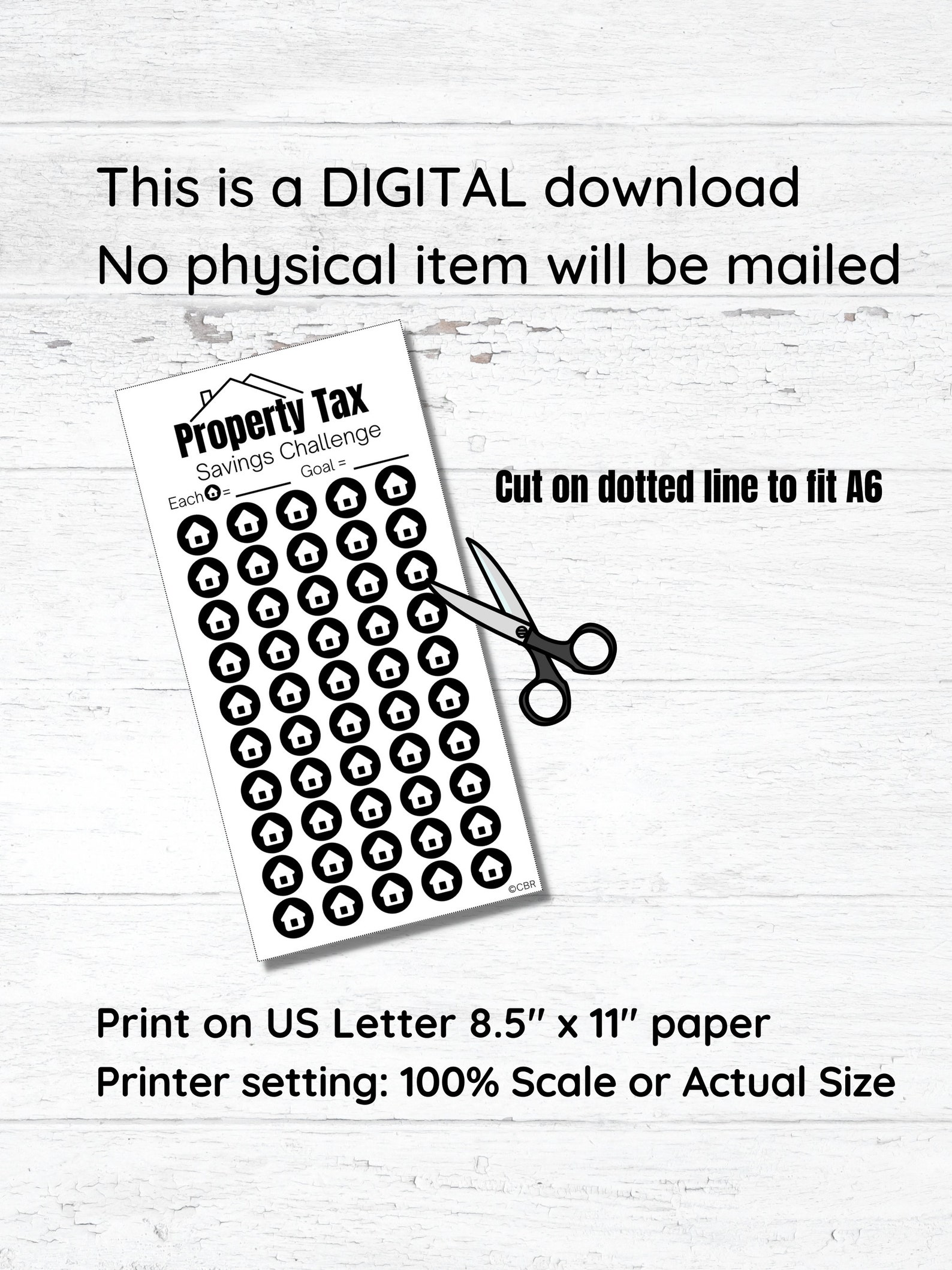 Property Tax Savings Challenge, Mini Savings Challenge, Money Challenge ...