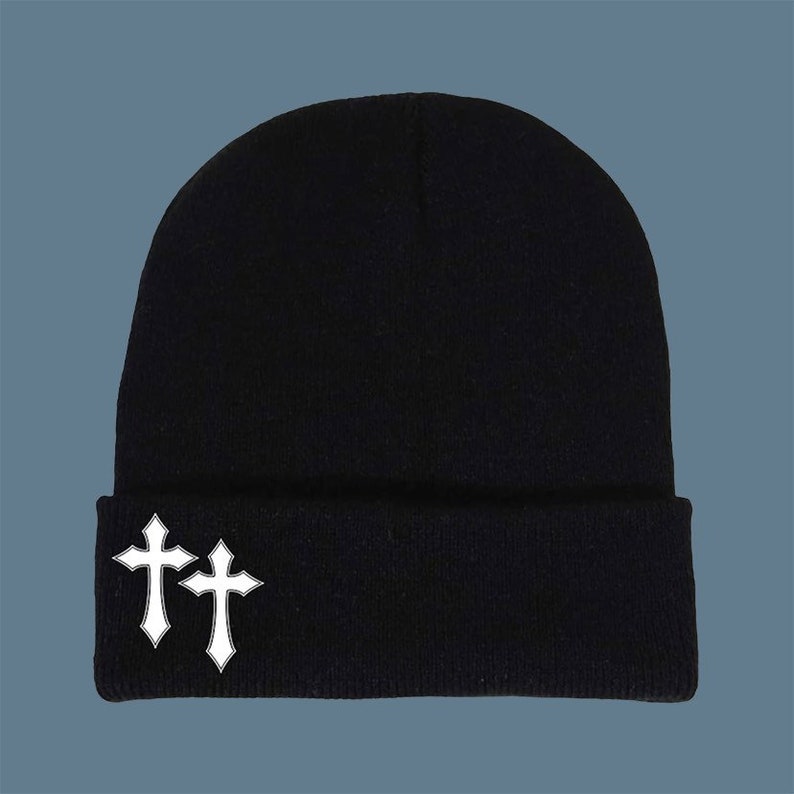 Cross Beanies | Streetwear | Y2K - Etsy