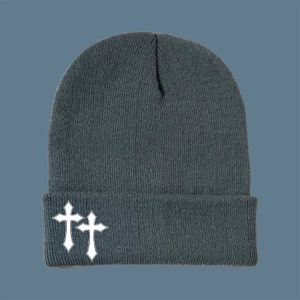 Cross Beanies | Streetwear | Y2K - Etsy