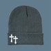 Cross Beanies | Streetwear | Y2K - Etsy