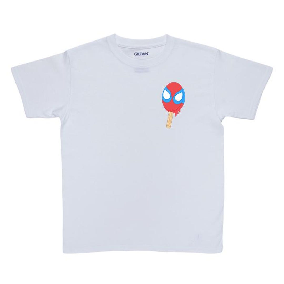Spider-man Popsicle Graphic T-shirt | Spiderman Peter Parker - Etsy