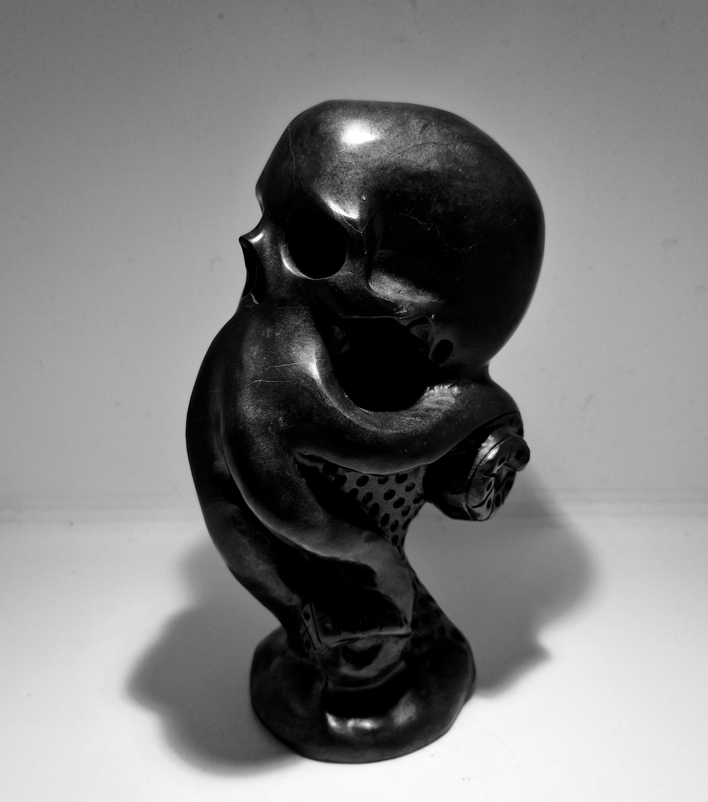 Shungite Nautiloid Cthulhu Skull - Etsy