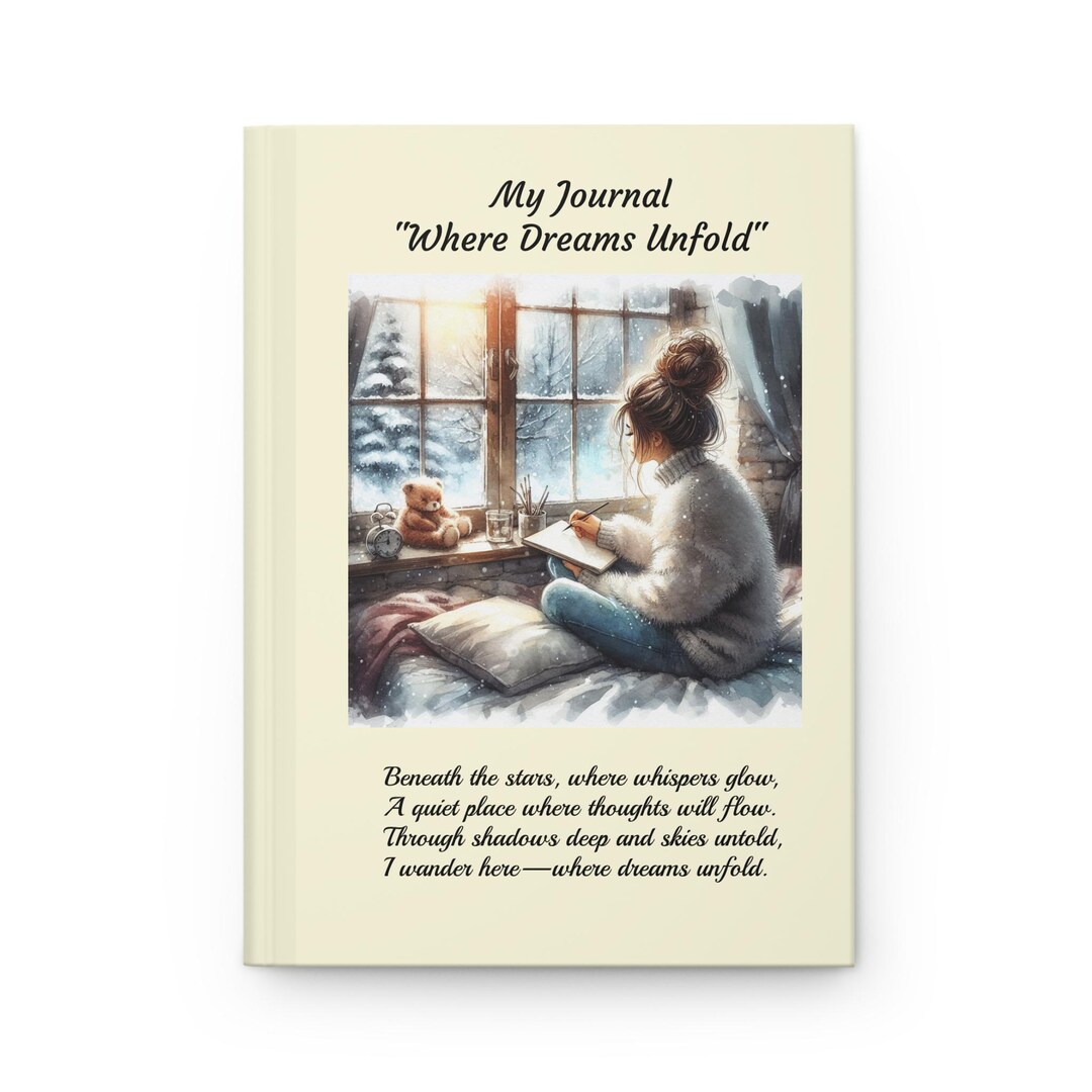 Dreams Unfold Matte Journal - Quiet Place, Shadows Deep, Skies Untold ...