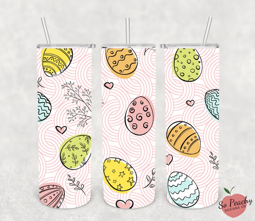 Easter Tumbler, Easter Eggs Tumbler, Sublimation Skinny Tumble, Easter ...